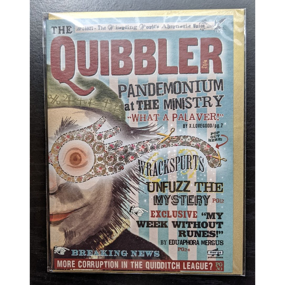 Warner Bros. | Office | Harry Potter New York Minalima Quibbler ...
